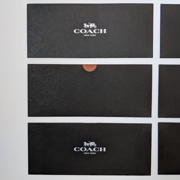 Coach | Other | Coach Thank You Card Receipt Envelopes Set Of 2 | Poshmark